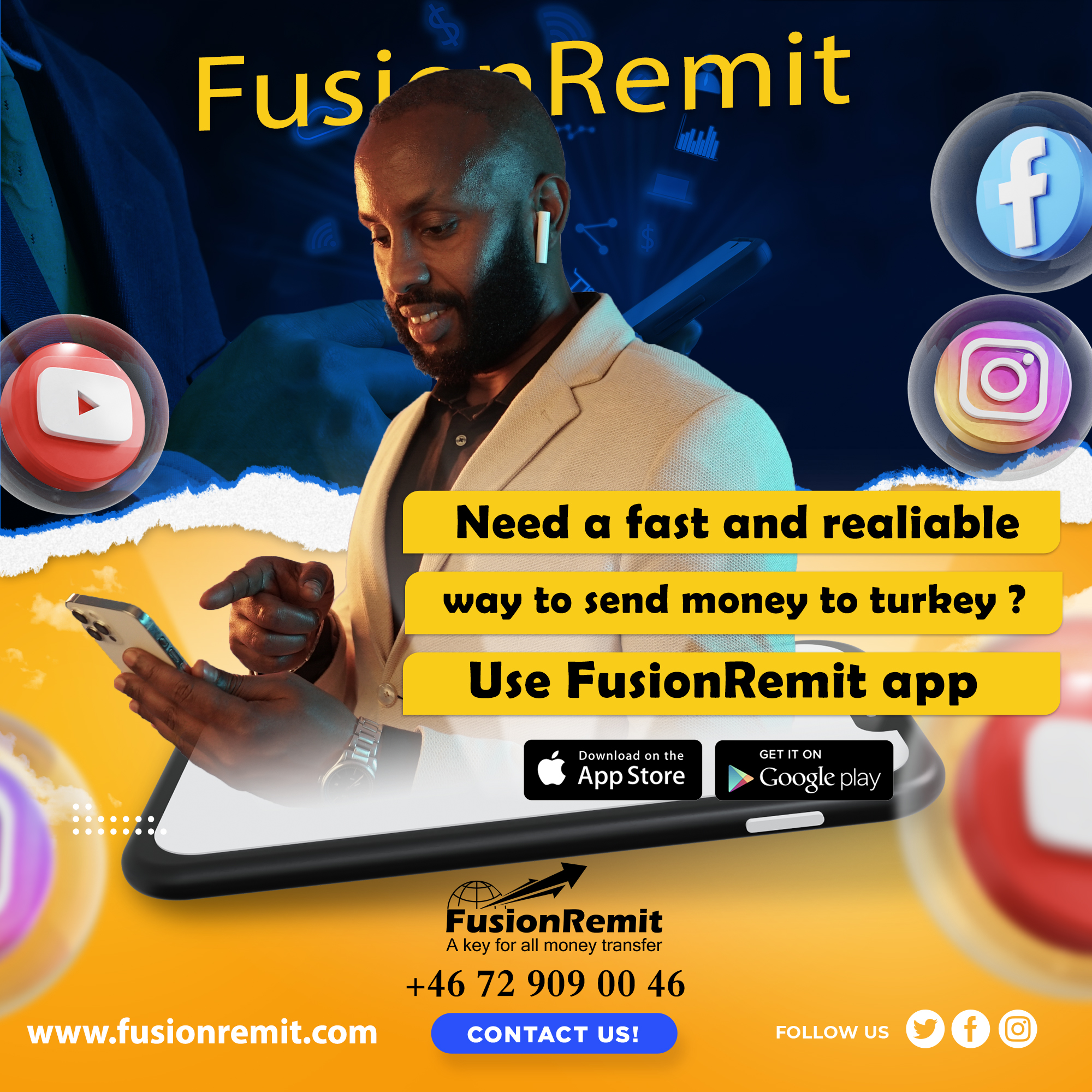 Send And Receive Money With FusionRemit